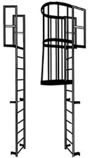Stainless Steel Fixed Access Ladders